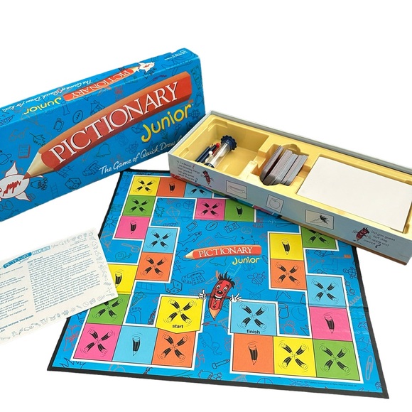 Hasbro | Toys | Vintage 999 Pictionary Junior Hasbro Complete Game ...